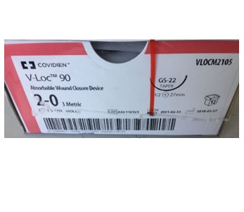 V-LOC 90 2-0 6" 15CM GS-22 VLOCM2105 COVIDIEN - PRO Médicos